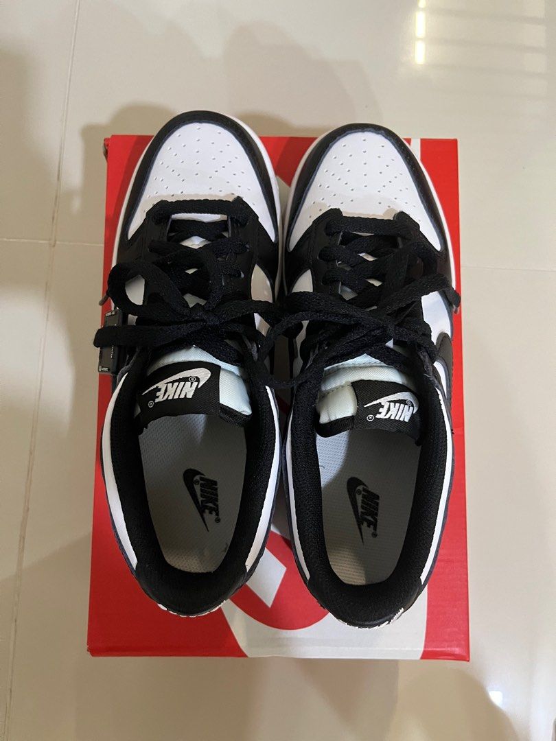 Nike Dunk Low Panda (GS), Women's Fashion, Footwear, Sneakers on Carousell