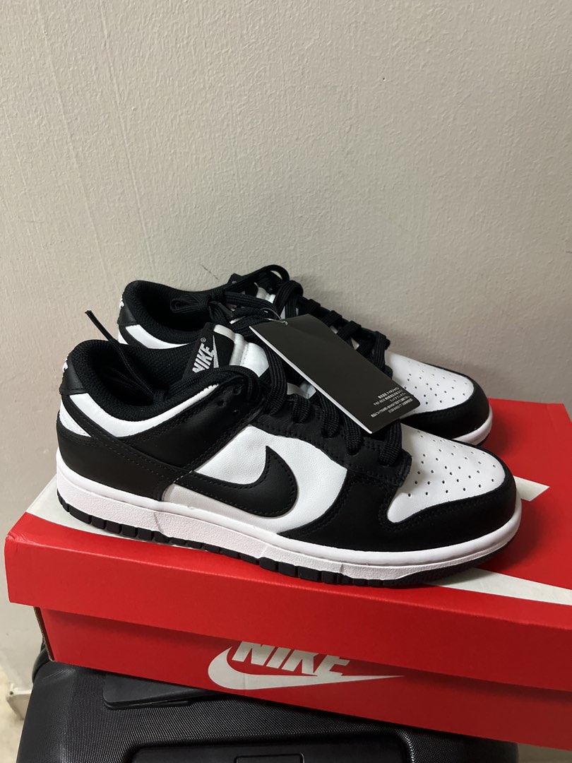 Nike Panda Dunks Low, Women's Fashion, Footwear, Sneakers on Carousell
