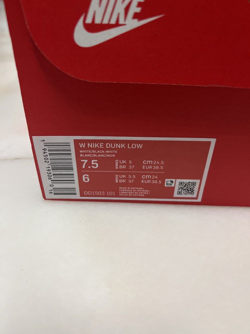 Nike Panda Dunks Low, Women's Fashion, Footwear, Sneakers on Carousell