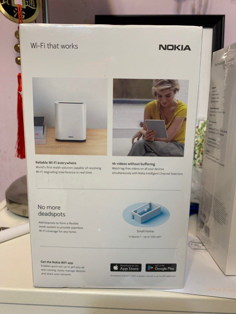 BRAND NEW Nokia Wifi Beacon 1, TV & Home Appliances, TV & Entertainment ...