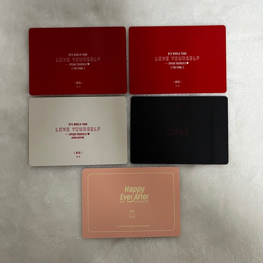 Official BTS Unit Love Yourself Speak Yourself LY SY Seoul Japan 4th ...