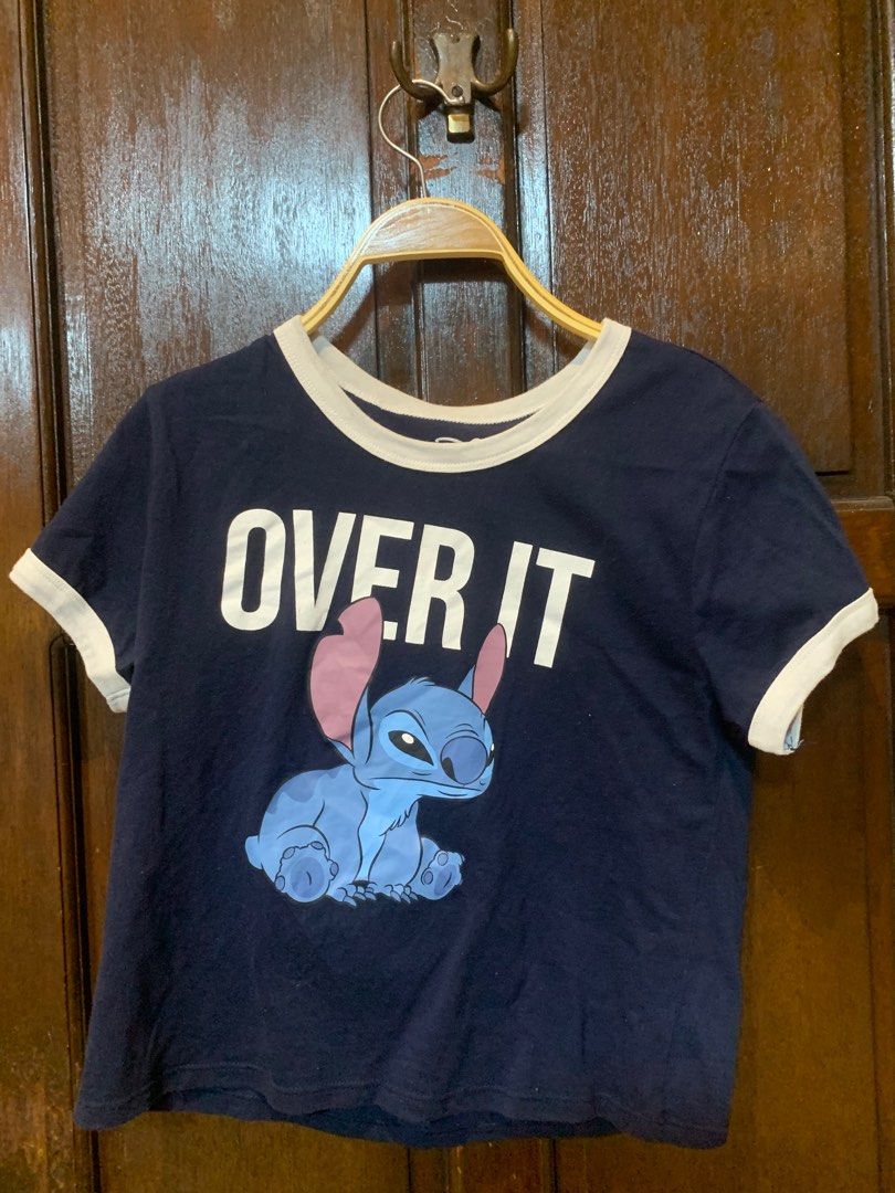 Official Disney Stitch ringer tee on Carousell