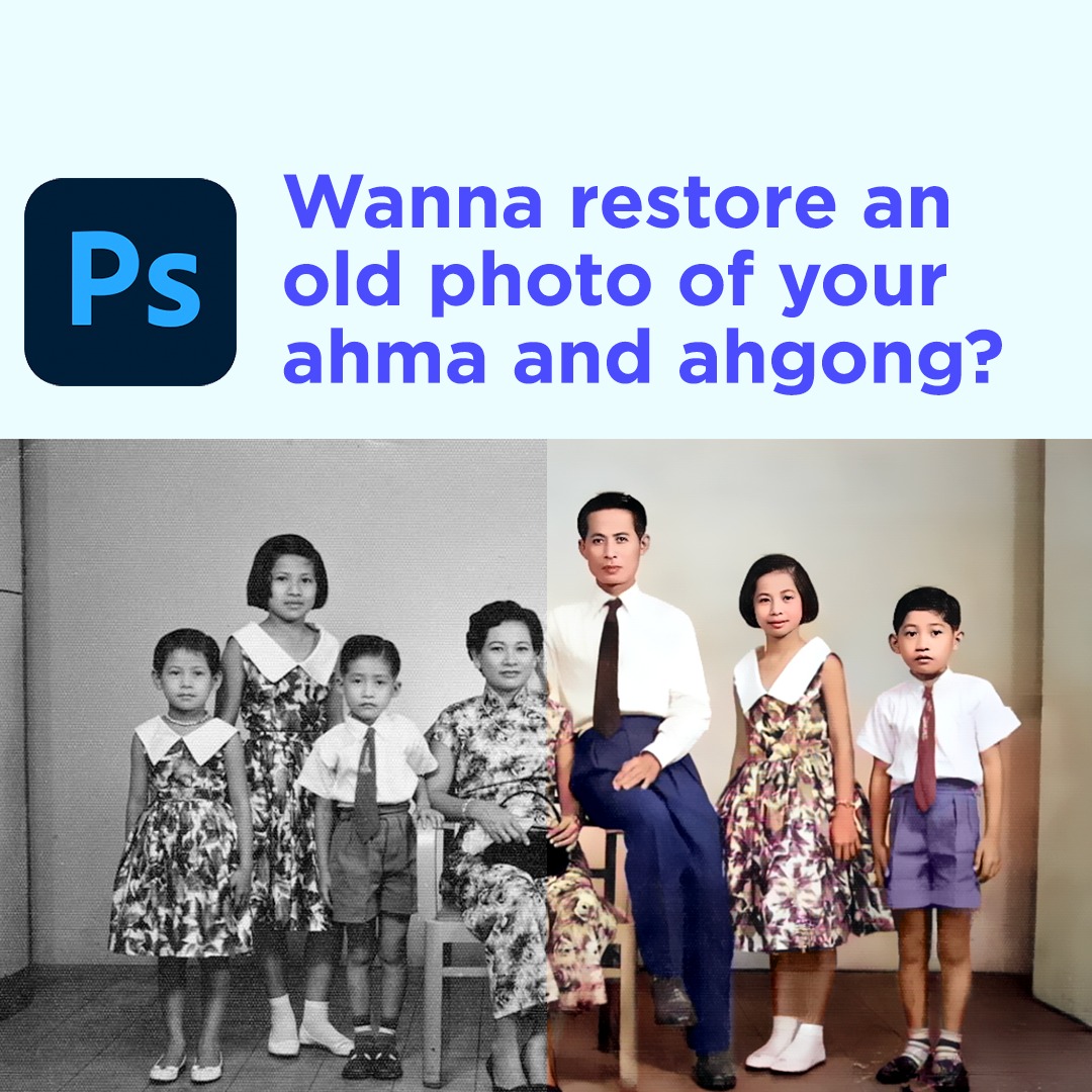 Old photo Restoration, Hobbies & Toys, Stationery & Craft, Art & Prints ...
