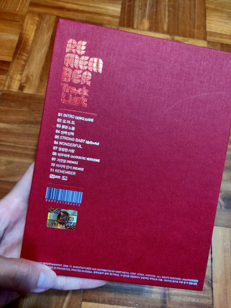 Old-school Kpop music album and sticker set - Big Bang: Remember ...