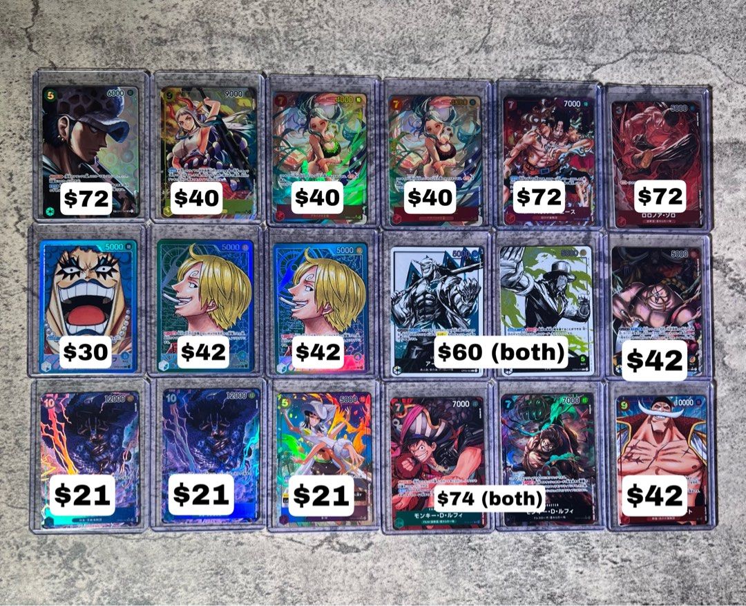 One Piece Card, Hobbies & Toys, Toys & Games on Carousell