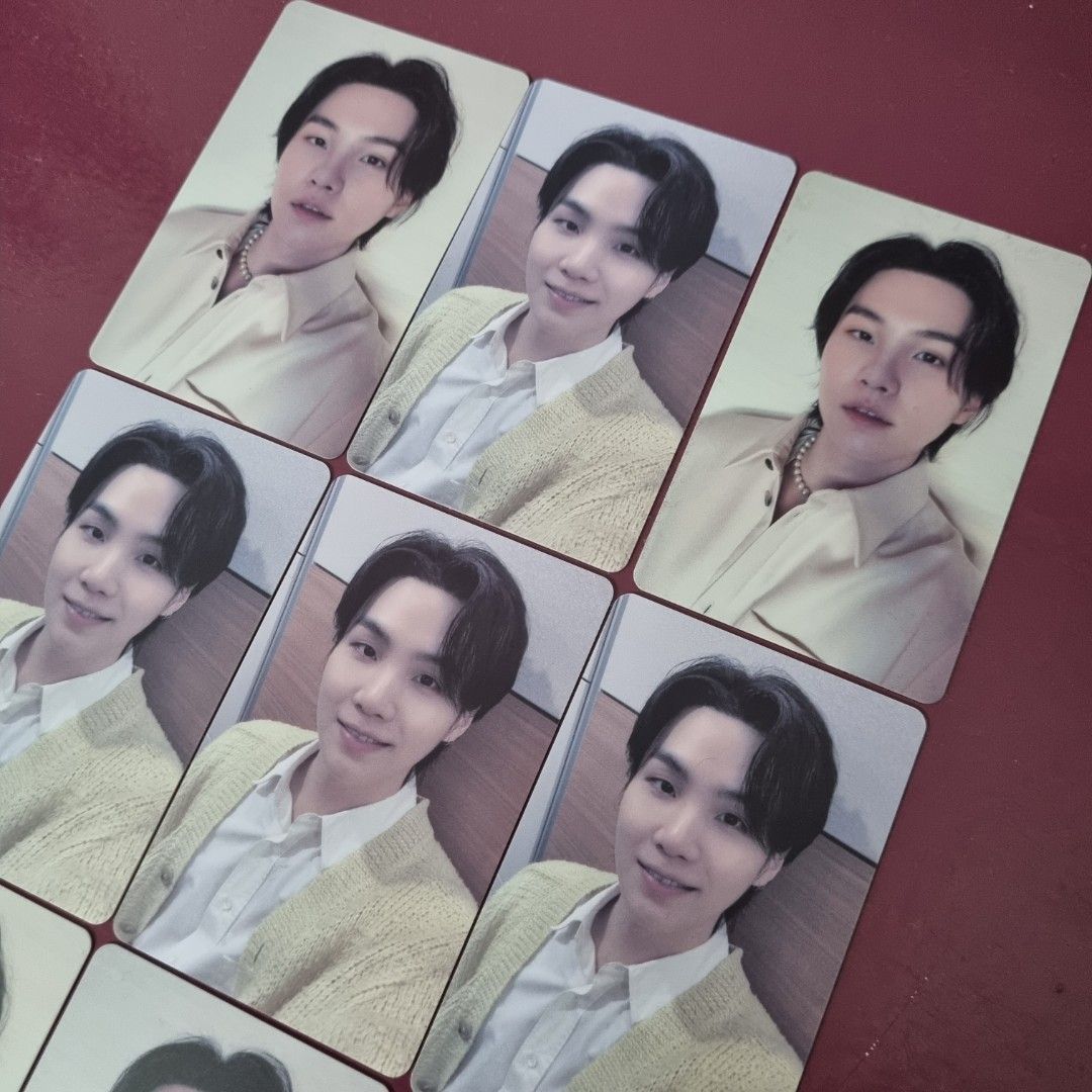 [ONHAND] BTS SUGA (Agust D) D-Day in Seoul Tour Lucky Draw Photocard ...