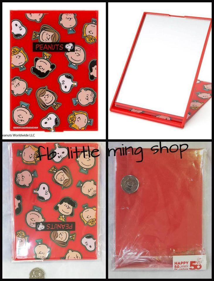 Original Peanuts Snoopy Folding Stand Mirror '80s Design Japan on Carousell