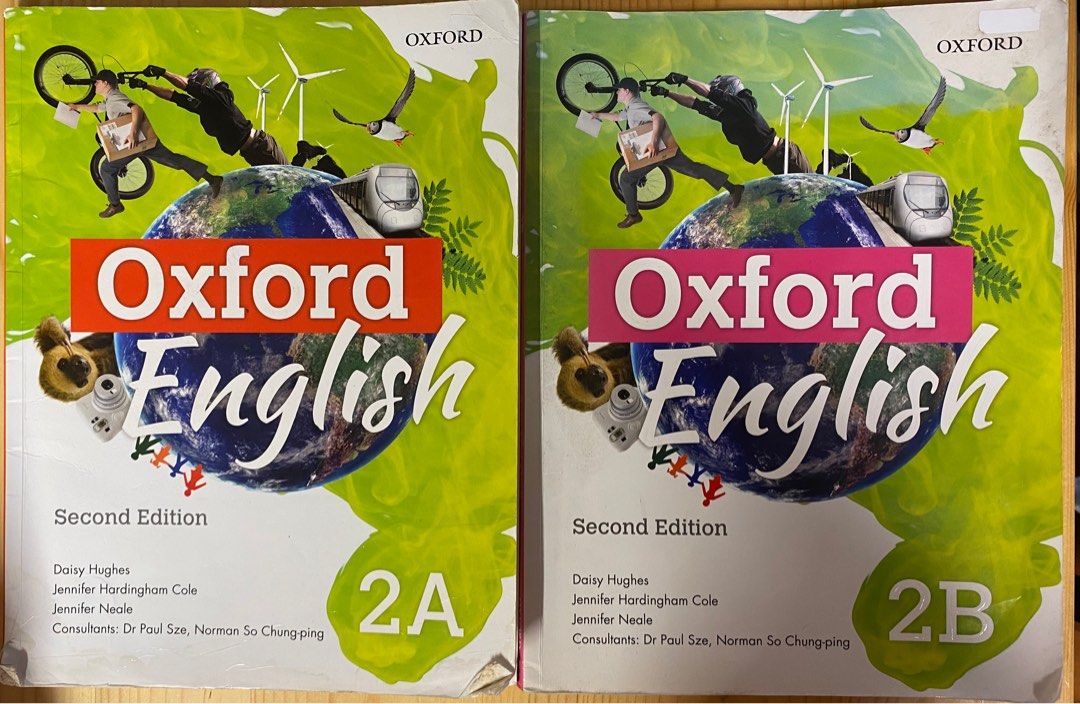 Oxford English 2A 2B, 興趣及遊戲, 書本 & 文具, 教科書 - Carousell