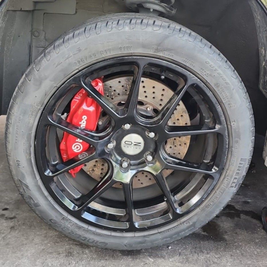 OZ 17 inch rims + tyre, Car Accessories, Tyres & Rims on Carousell