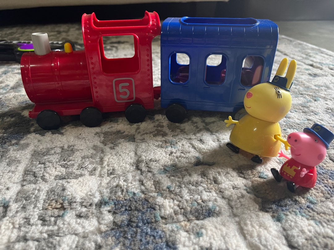 Peppa Pig Train Playset on Carousell