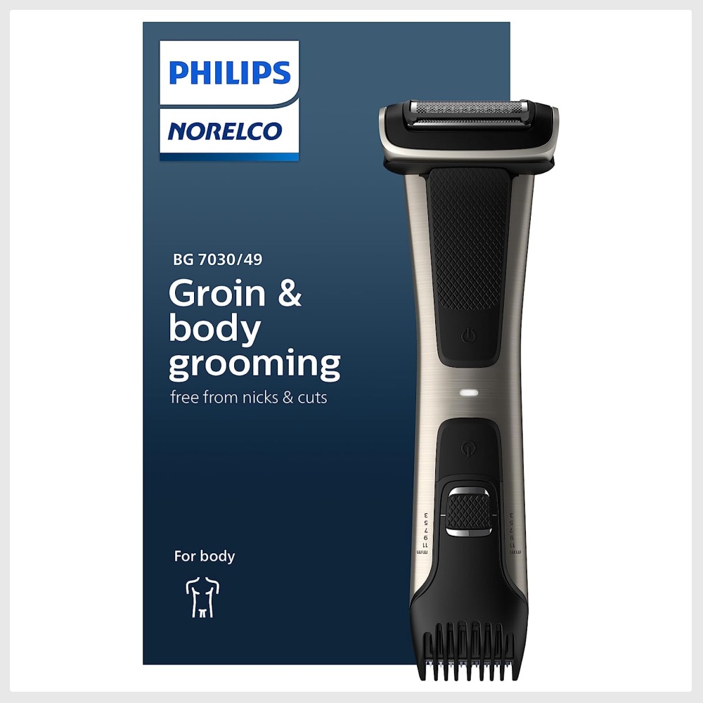 Philips Norelco Bodygroom Series 7000 Showerproof Body Trimmer & Shaver ...