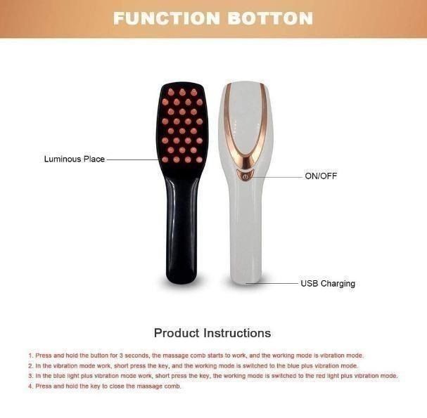 Phototherapy Hair Regrowth Scalp Massager OPATRA Activator Comb ...