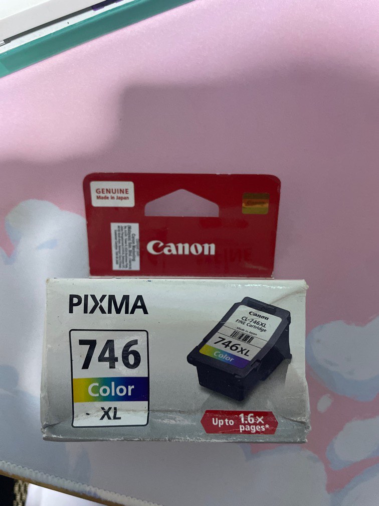 Pixma 746 color colour XL canon printer, Computers & Tech, Printers ...