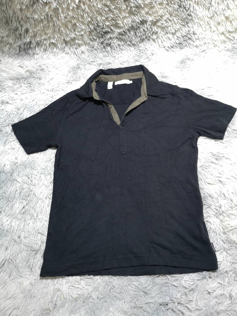Plain Black Polo Shirt, Men's Fashion, Tops & Sets, Tshirts & Polo ...