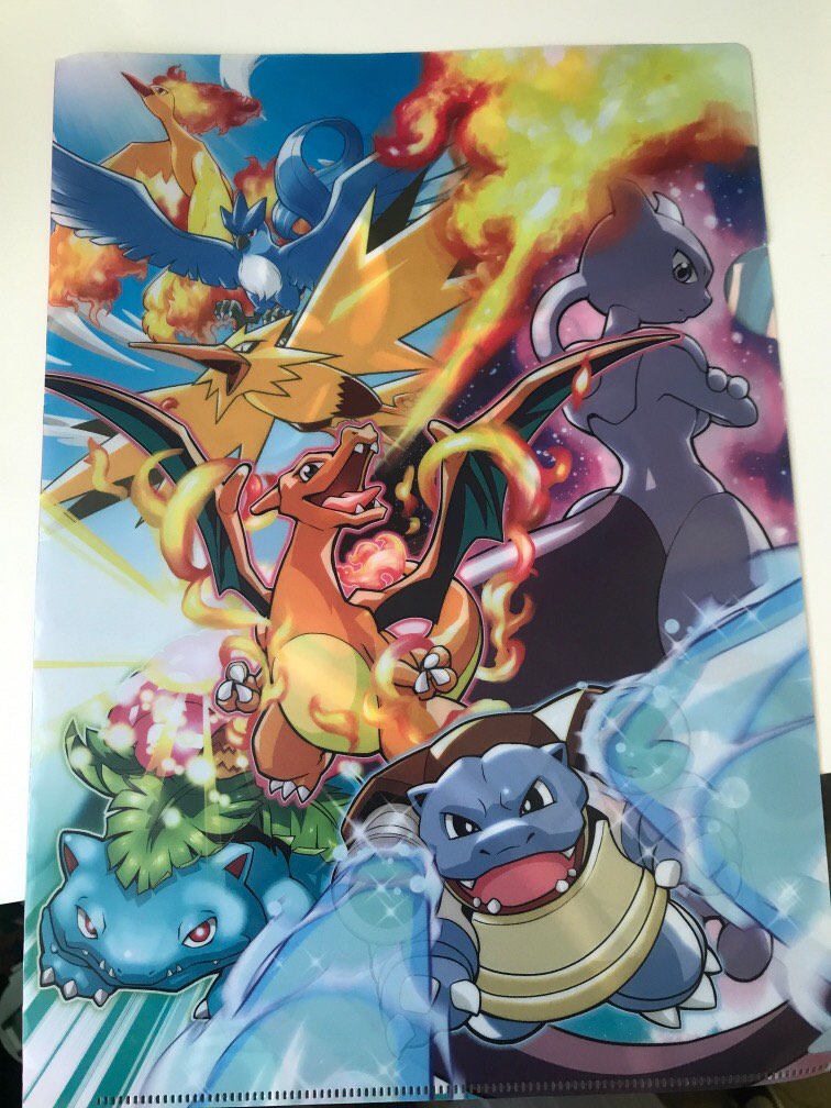 Pokemon folder, 興趣及遊戲, 手作＆自家設計, 文具 - Carousell