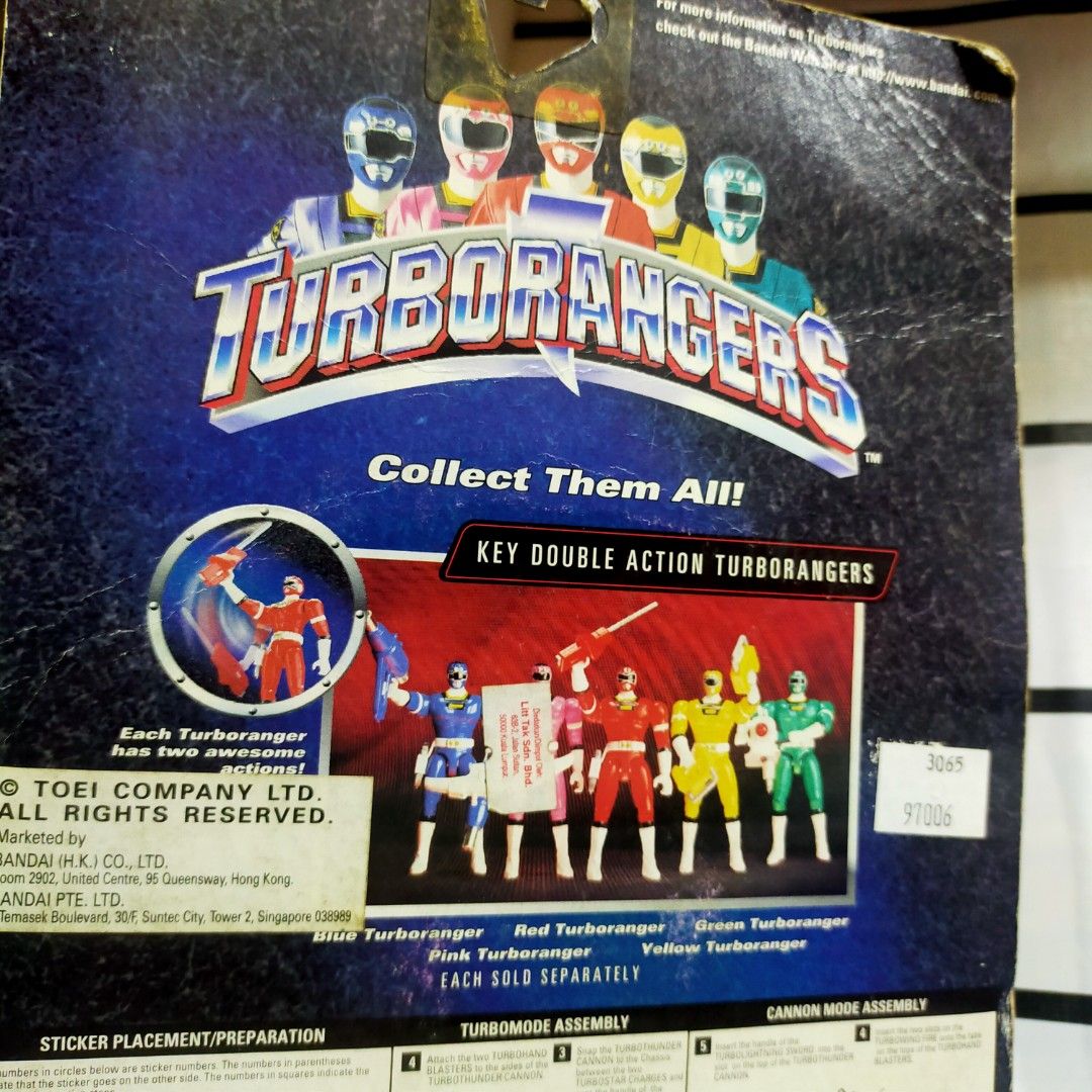 Power Rangers Turbo, Hobbies & Toys, Toys & Games on Carousell
