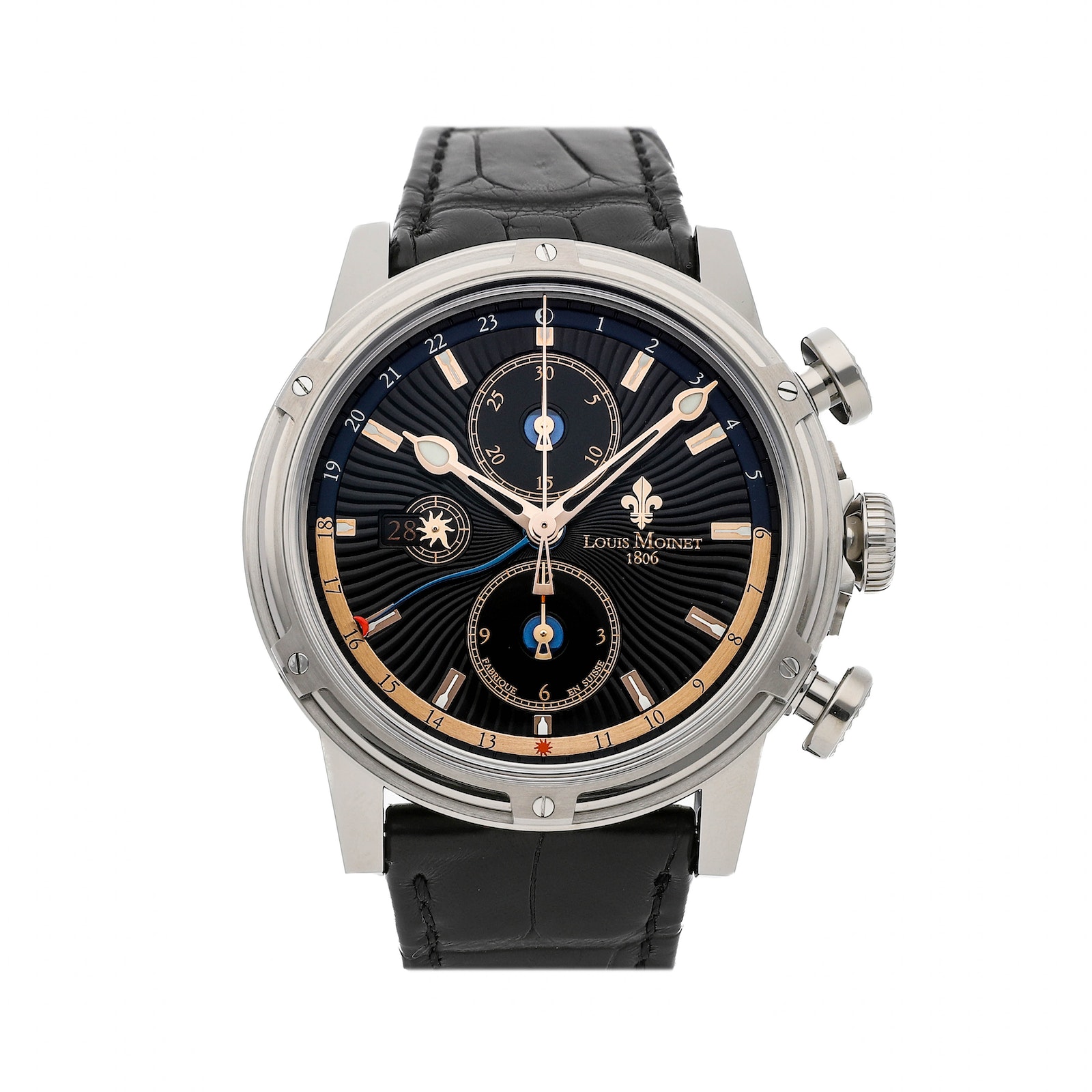 Pre-Owned Louis Moinet Geograph Limited Edition LM-78.20.55B, Luxury ...