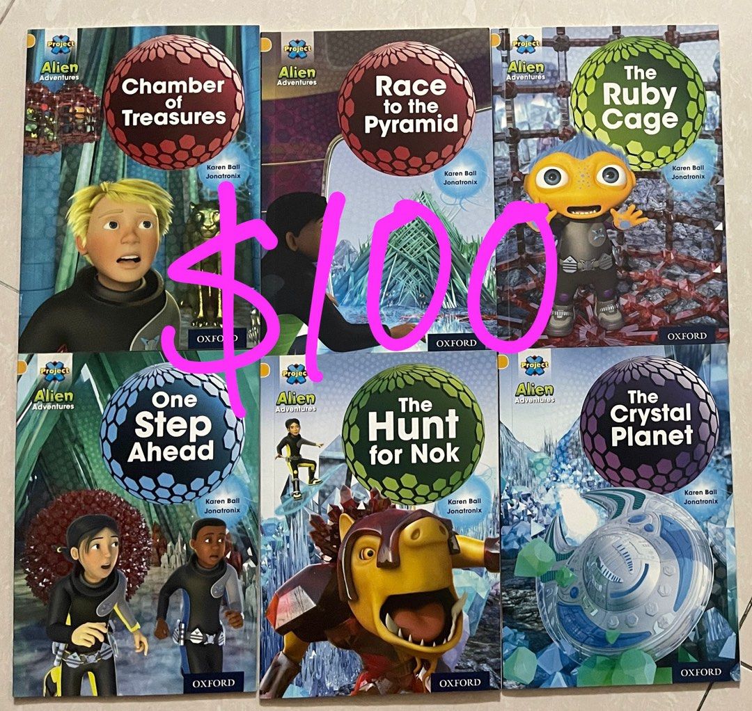 Project X Alien Adventures series - Oxford level 7-14 完整 （1）, 興趣及遊戲, 書本 ...