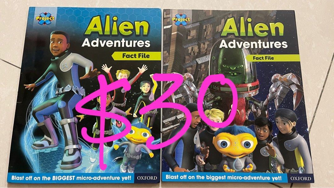 Project X Alien Adventures series - Oxford level 7-14 完整 （1）, 興趣及遊戲, 書本 ...