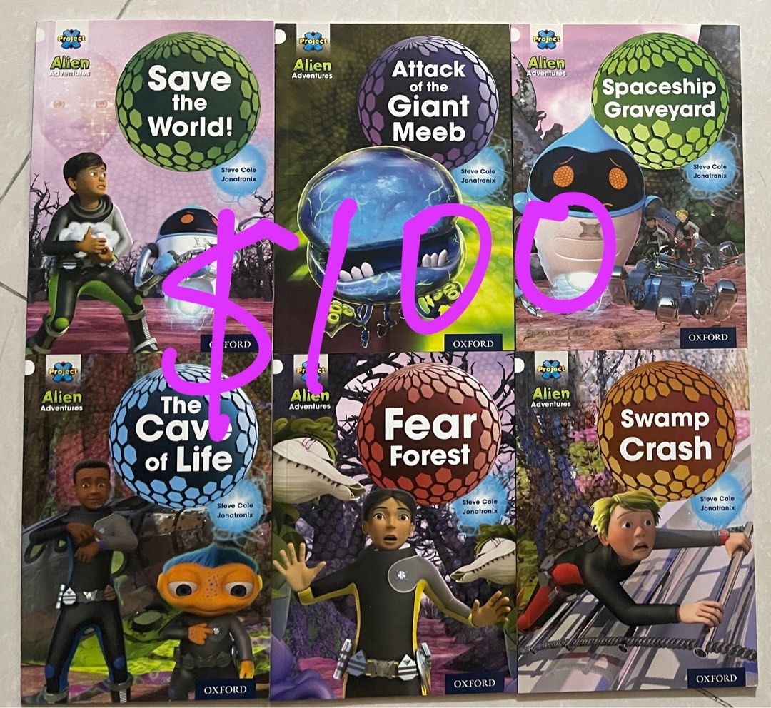 Project X Alien Adventures series - Oxford level 7-14 完整 （1）, 興趣及遊戲, 書本 ...