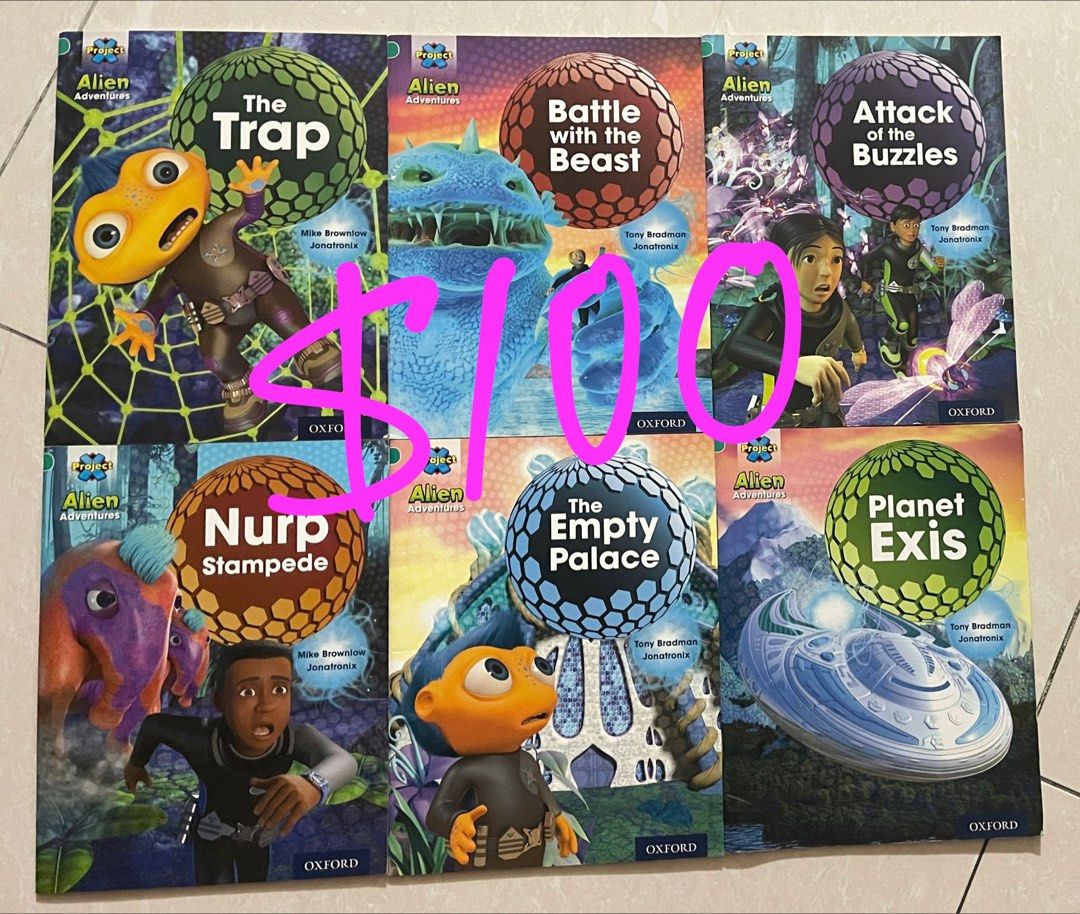 Project X Alien Adventures series - Oxford level 7-14 完整 （1）, 興趣及遊戲, 書本 ...