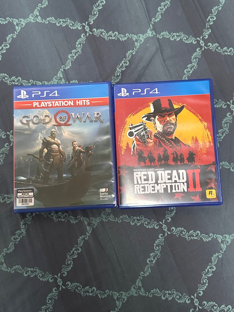 PS4 Game Bundle: God of War and Red Dead Redemption 2, Video Gaming ...