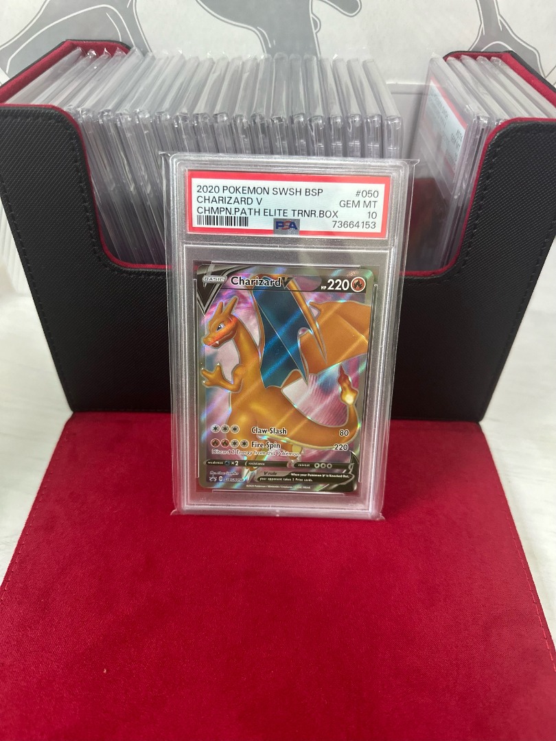 [PSA 10] Charizard V #050 #Champion Path #Charizard, Hobbies & Toys ...