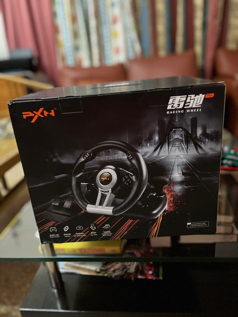 PXN V3 PRO Version 2 Racing Game Steering Wheel V3ii Racing Simulator ...