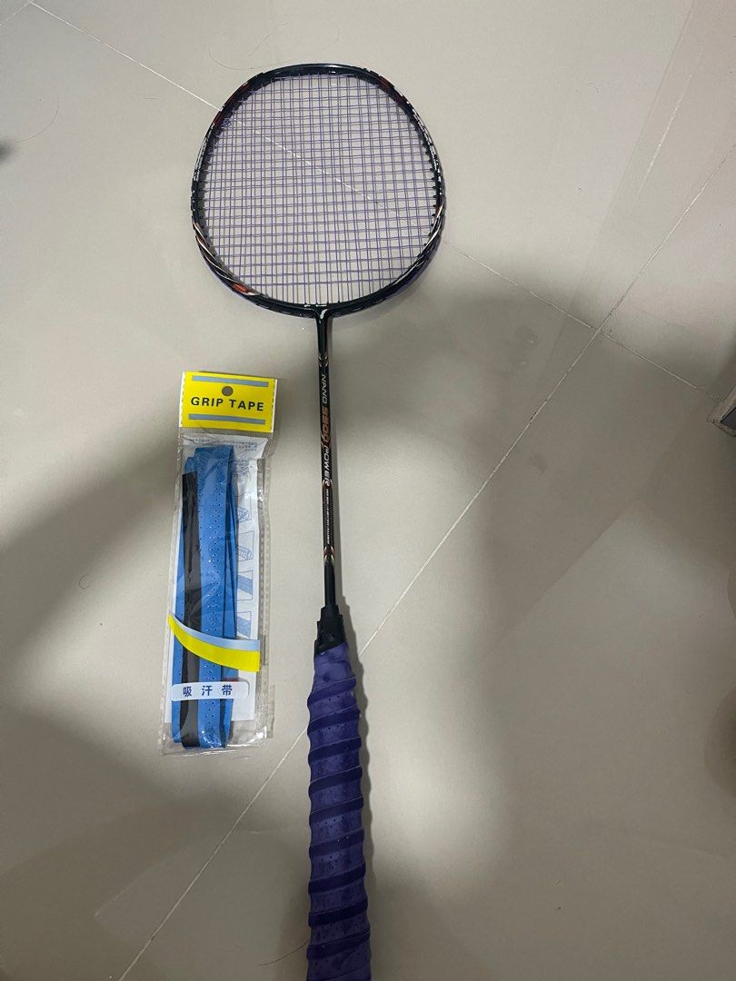 Badminton Racket Nano 9900 Power (used), Sports Equipment, Sports ...