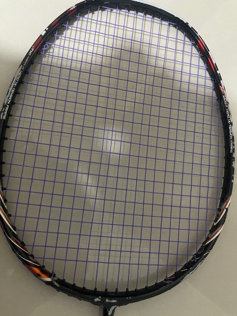 Badminton Racket Nano 9900 Power (used), Sports Equipment, Sports ...