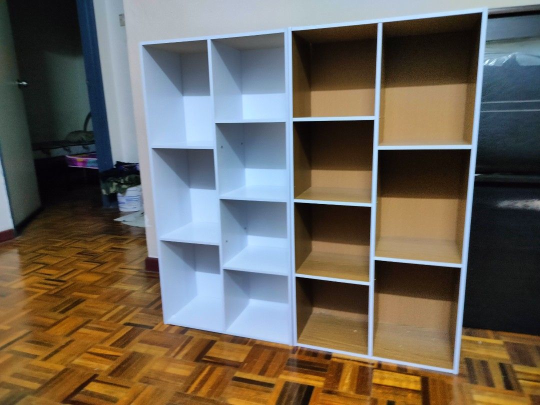Rak buku 7 tier, Furniture & Home Living, Furniture, Shelves, Cabinets ...