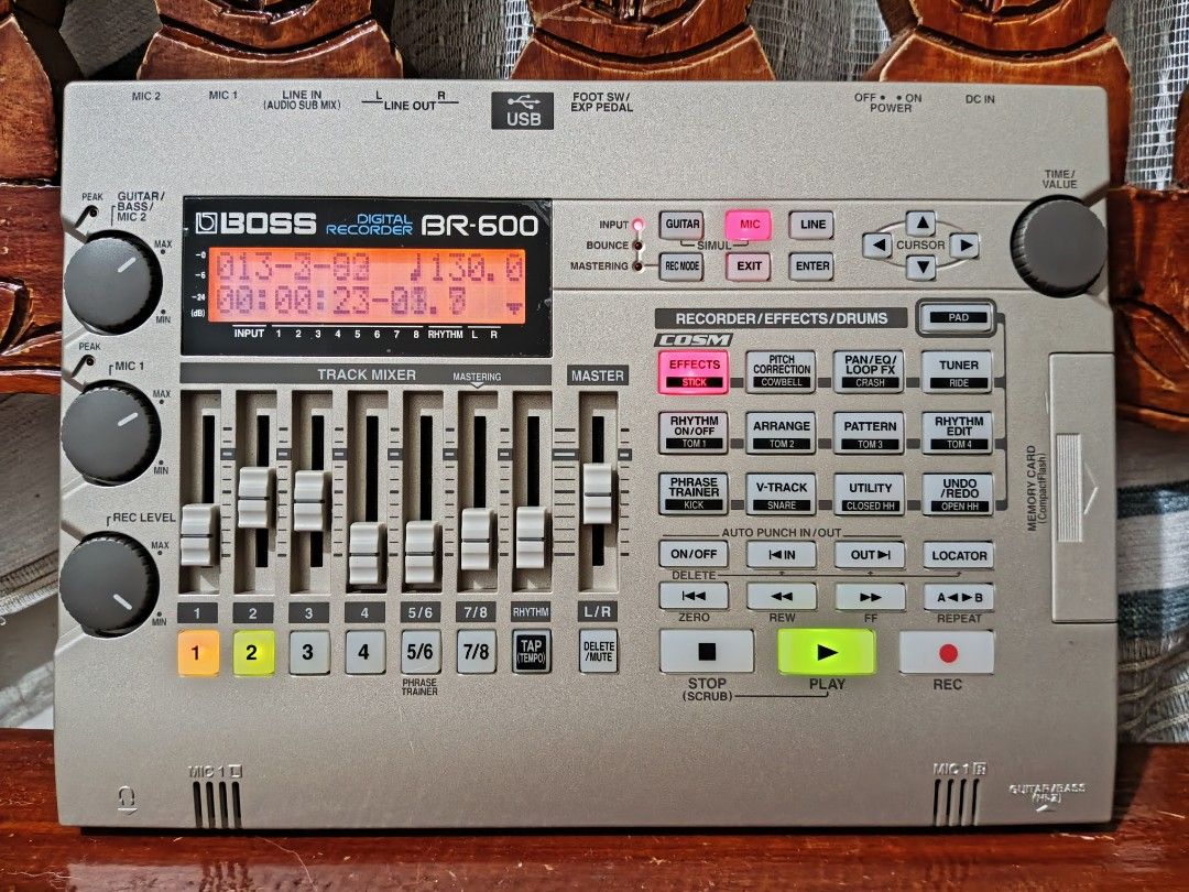 Rare BOSS BR-600 Multi Track Digital Recording studio (8track), Audio ...