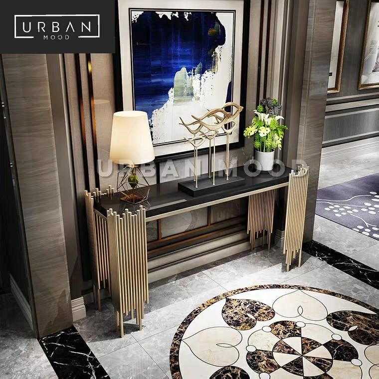 RAVEN Luxury Marble Hallway Console, Furniture & Home Living, Furniture ...