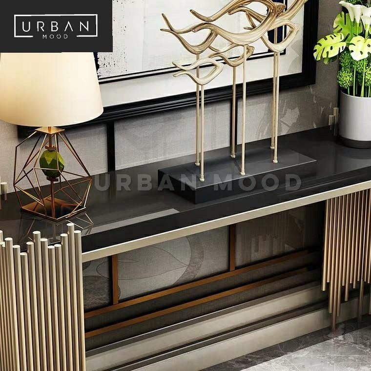 RAVEN Luxury Marble Hallway Console, Furniture & Home Living, Furniture ...