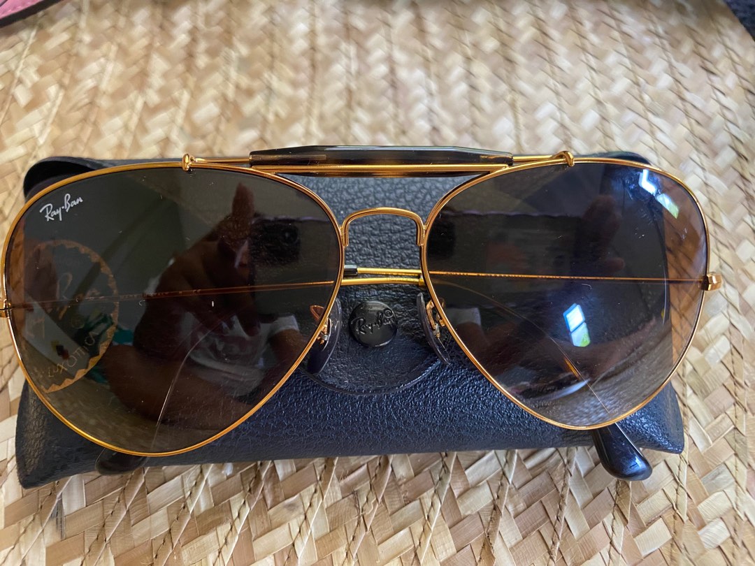 Ray Ban Original aviator, Men's Fashion, Watches & Accessories ...