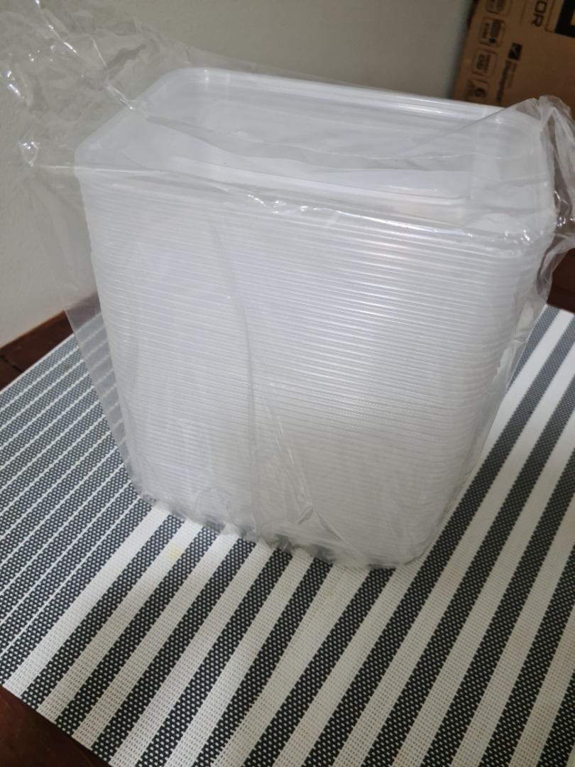 RE500 rectangular plastic container, Furniture & Home Living ...