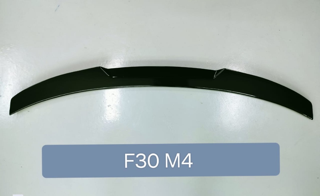 [Ready Stock] BMW 3 Series F30 M4 Style Lip Spoiler, Car Accessories ...