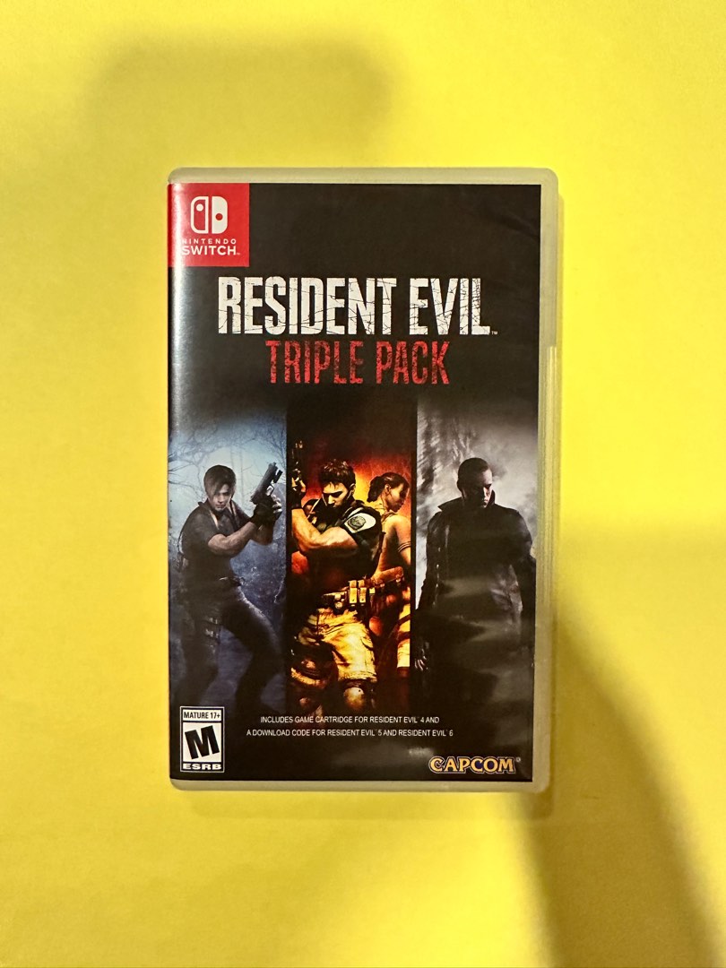 Resident Evil Triple Pack Nintendo Switch game, Video Gaming, Video ...