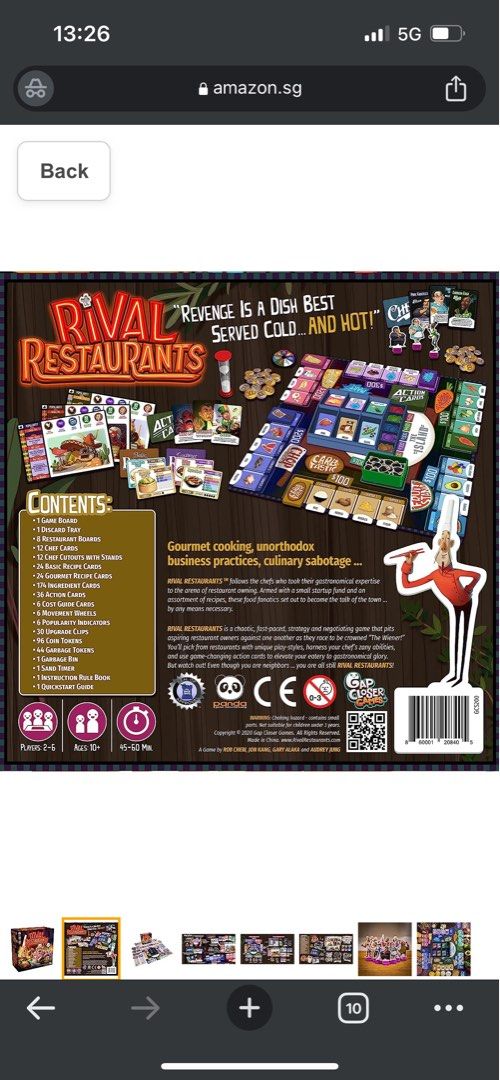 Rival restaurants with expansion bundle, Hobbies & Toys, Toys & Games ...