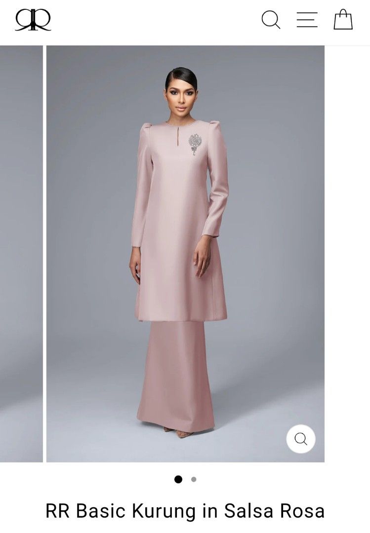 Rizman Ruzaini basic kurung, Women's Fashion, Muslimah Fashion, Baju ...