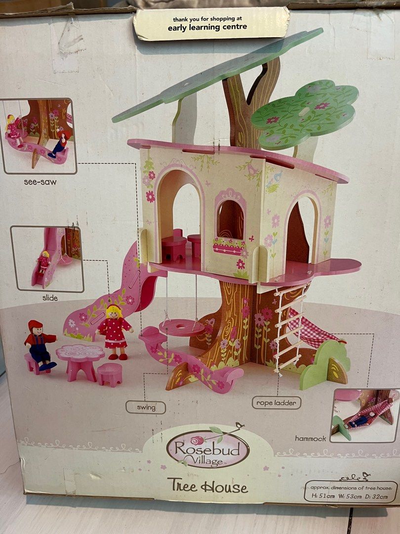 Rosebud Village Treehouse, Hobbies & Toys, Toys & Games on Carousell