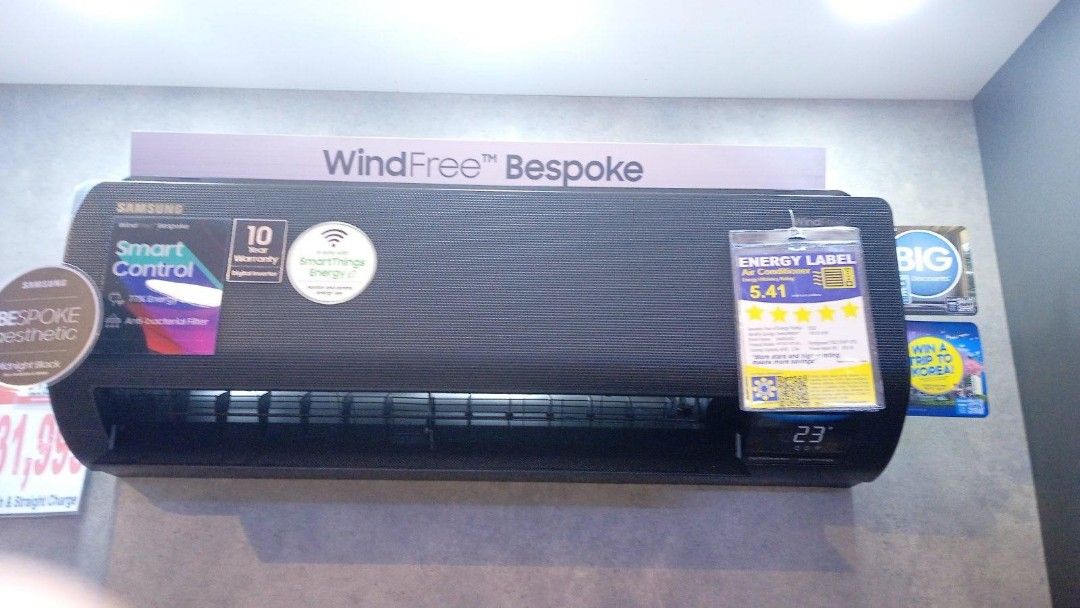 SAMSUNG SPLIT TYPE INVERTER AIRCON, TV & Home Appliances, Air ...