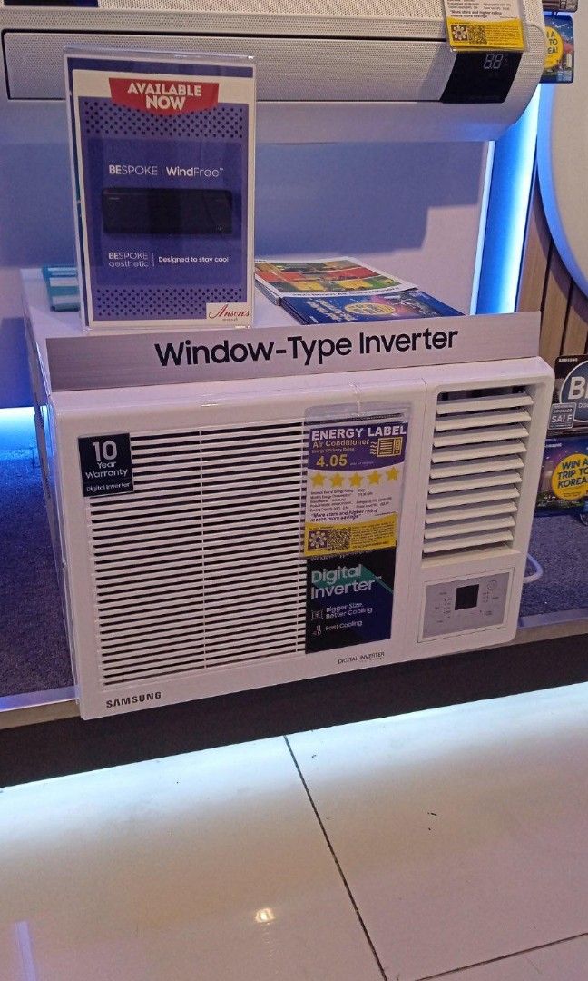 SAMSUNG WINDOW TYPE INVERTER AIRCON, TV & Home Appliances, Air ...