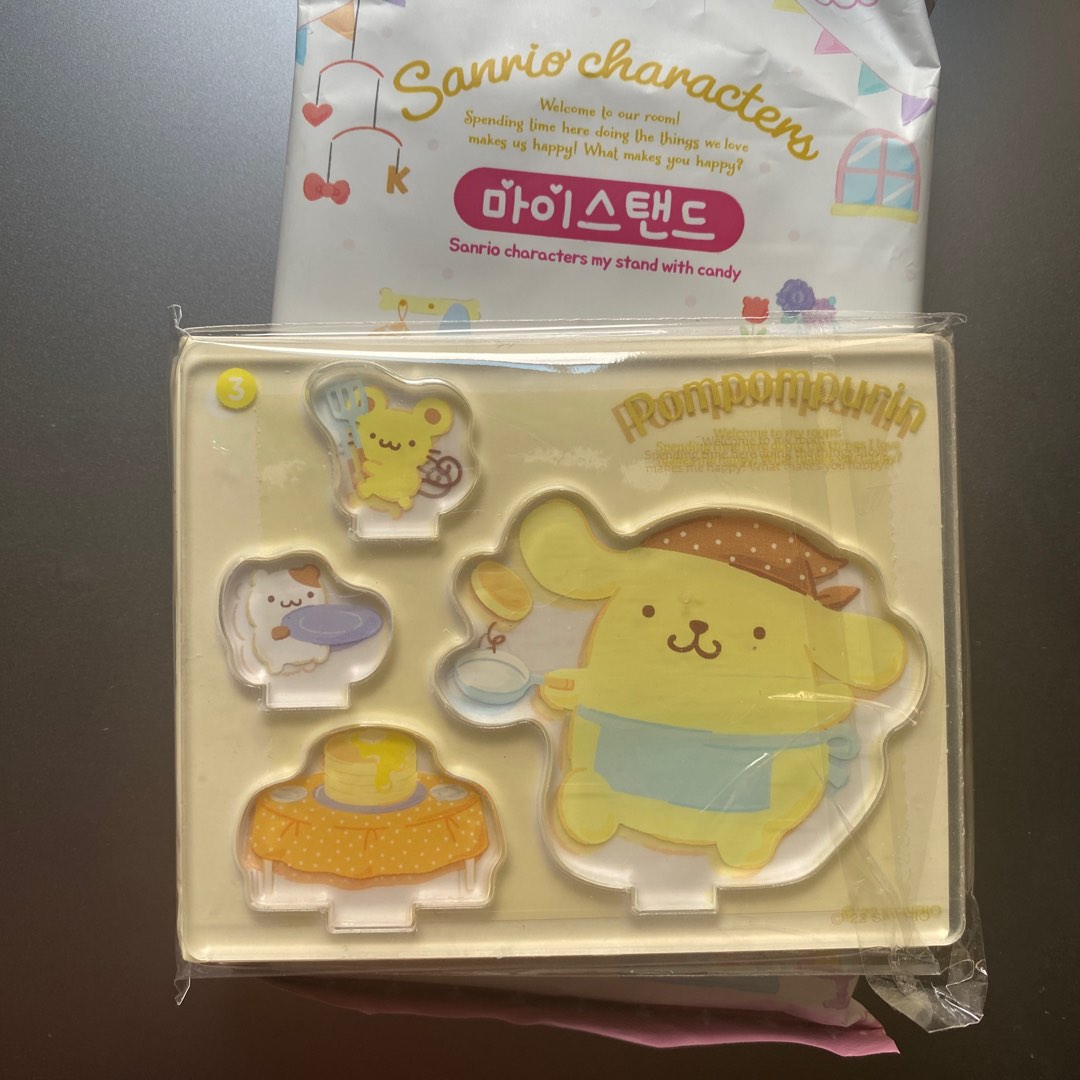 sanrio acrylic stand pompompurin on Carousell