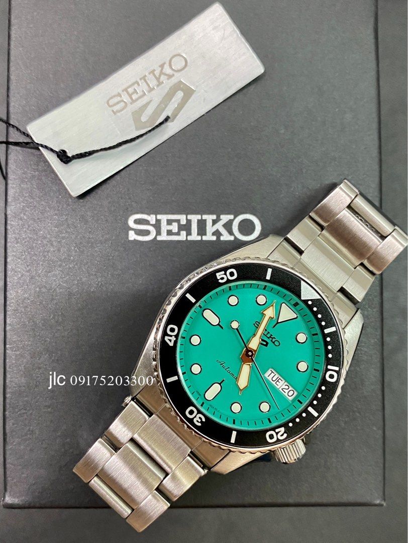 Seiko 5 sports Skx Srpk33 Tiffany Dial Teal, Luxury, Watches on Carousell