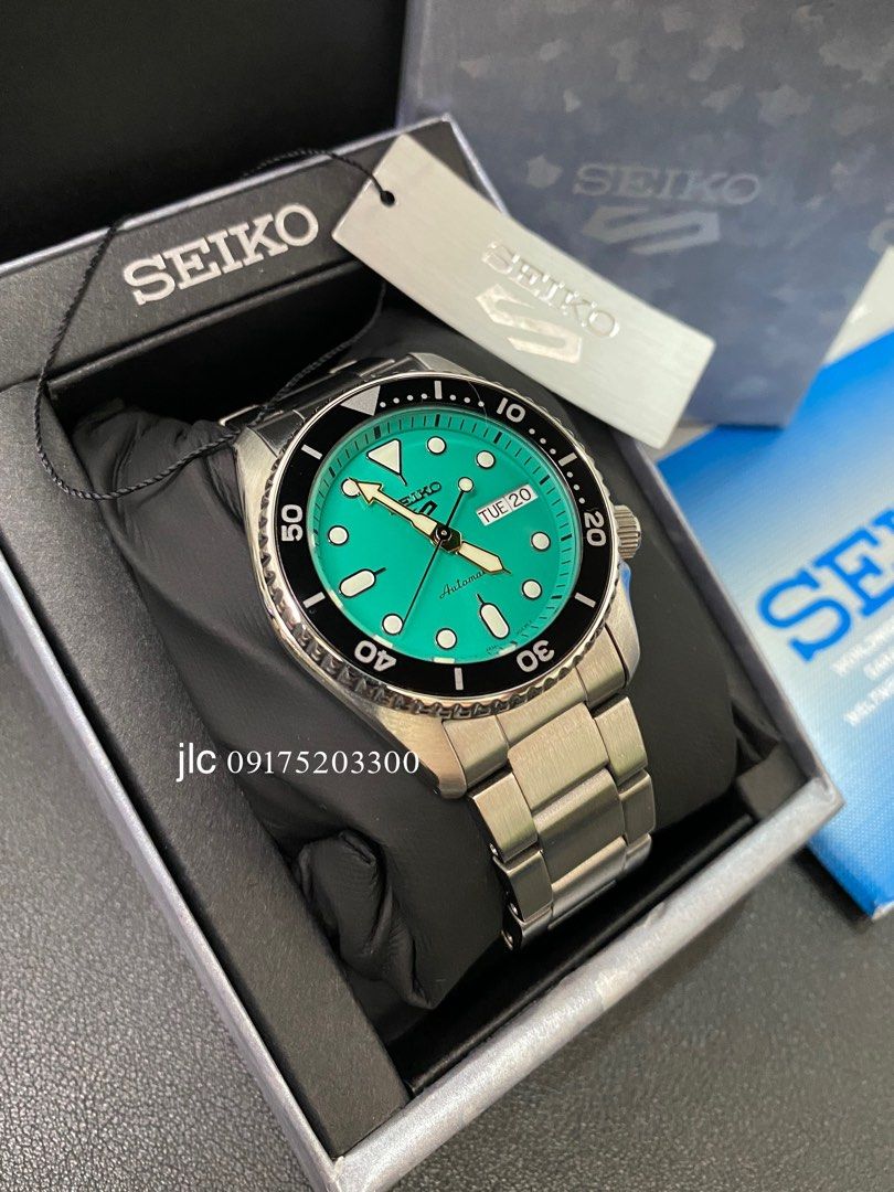 Seiko 5 sports Skx Srpk33 Tiffany Dial Teal, Luxury, Watches on Carousell