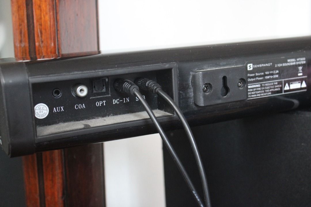 Sembrandt HT3000 Soundbar with EXTERNAL Subwoofer, Audio, Soundbars ...