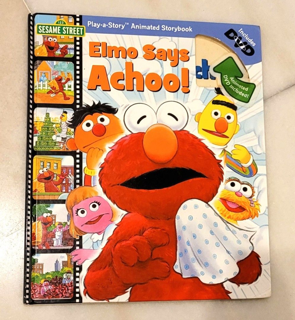 SESAME STREET: ELMO SAYS ACHOO!, Hobbies & Toys, Books & Magazines ...