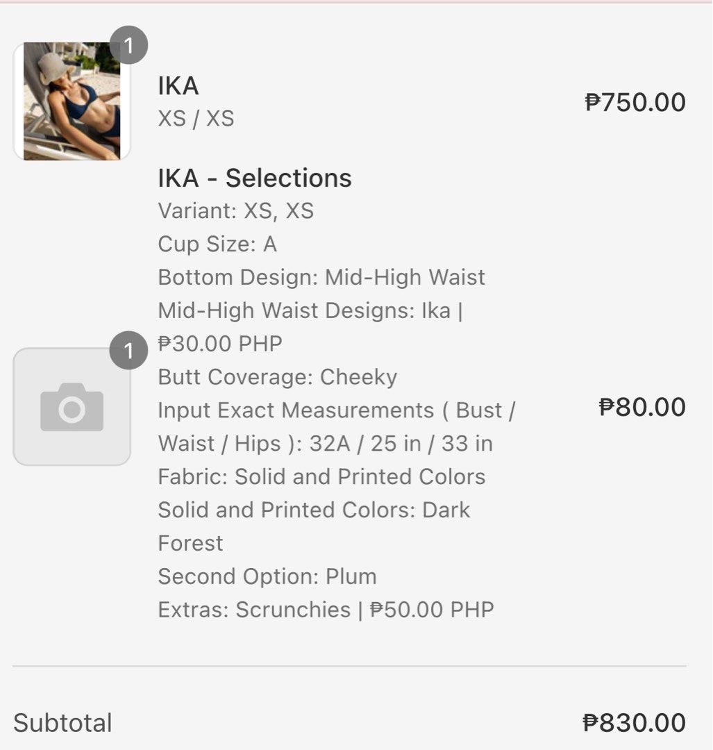 Sew Local two piece bikini (IKA) on Carousell