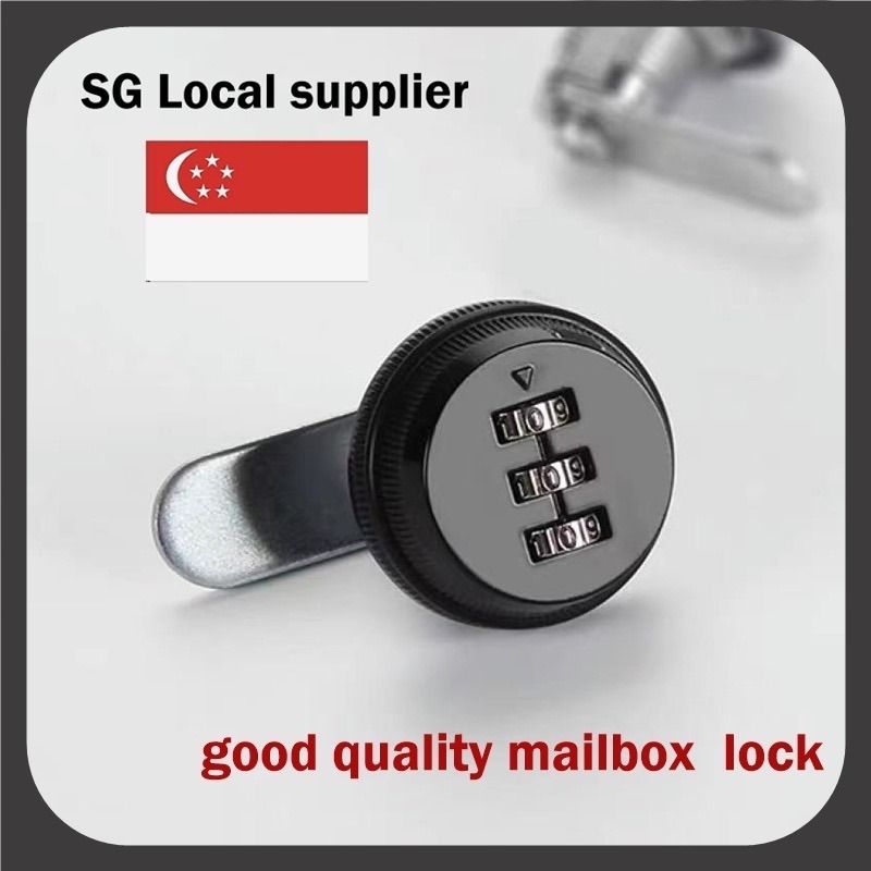 (SG in stock)HDB condo Letter box Lock Keyless Cabinet Lock Mechanical ...